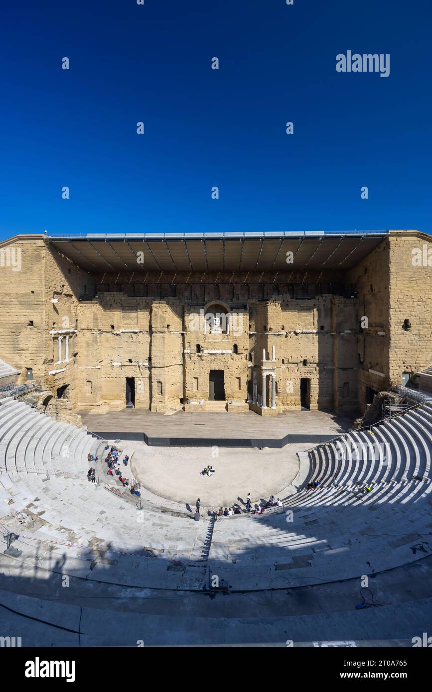 Roman Amphitheatre, Orange, UNESCO world heritage, Provence, France ...
