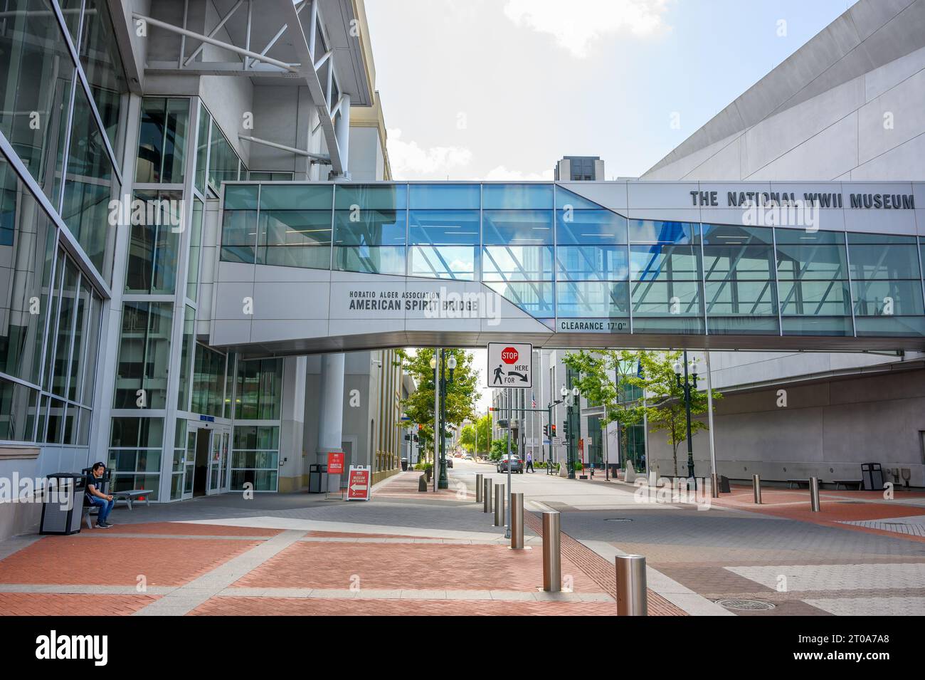 NEW ORLEANS, LA, USA - AUGUST 22, 2023: Buildings of the National World ...
