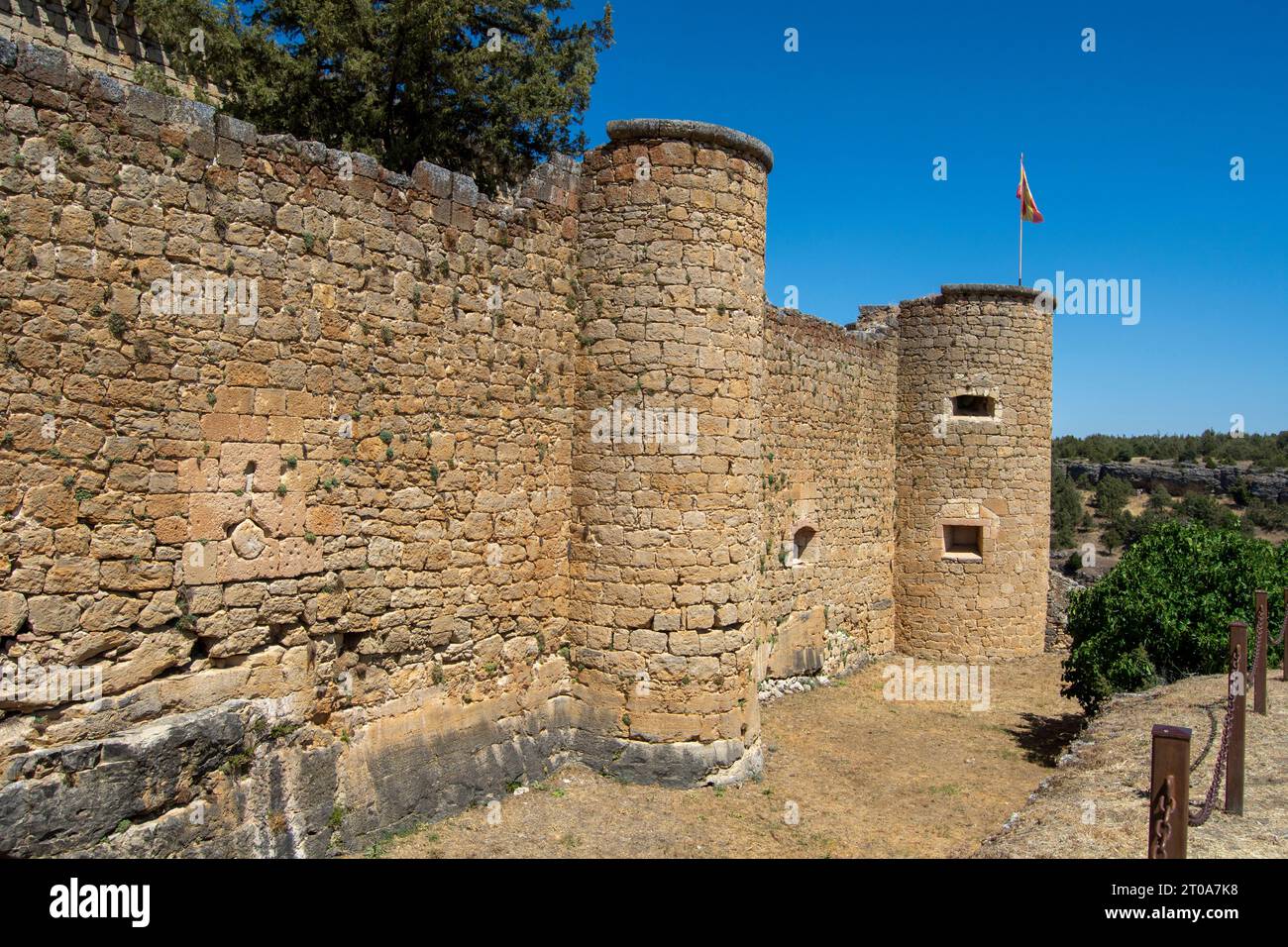 Castillo de Pedraza Stock Photo - Alamy