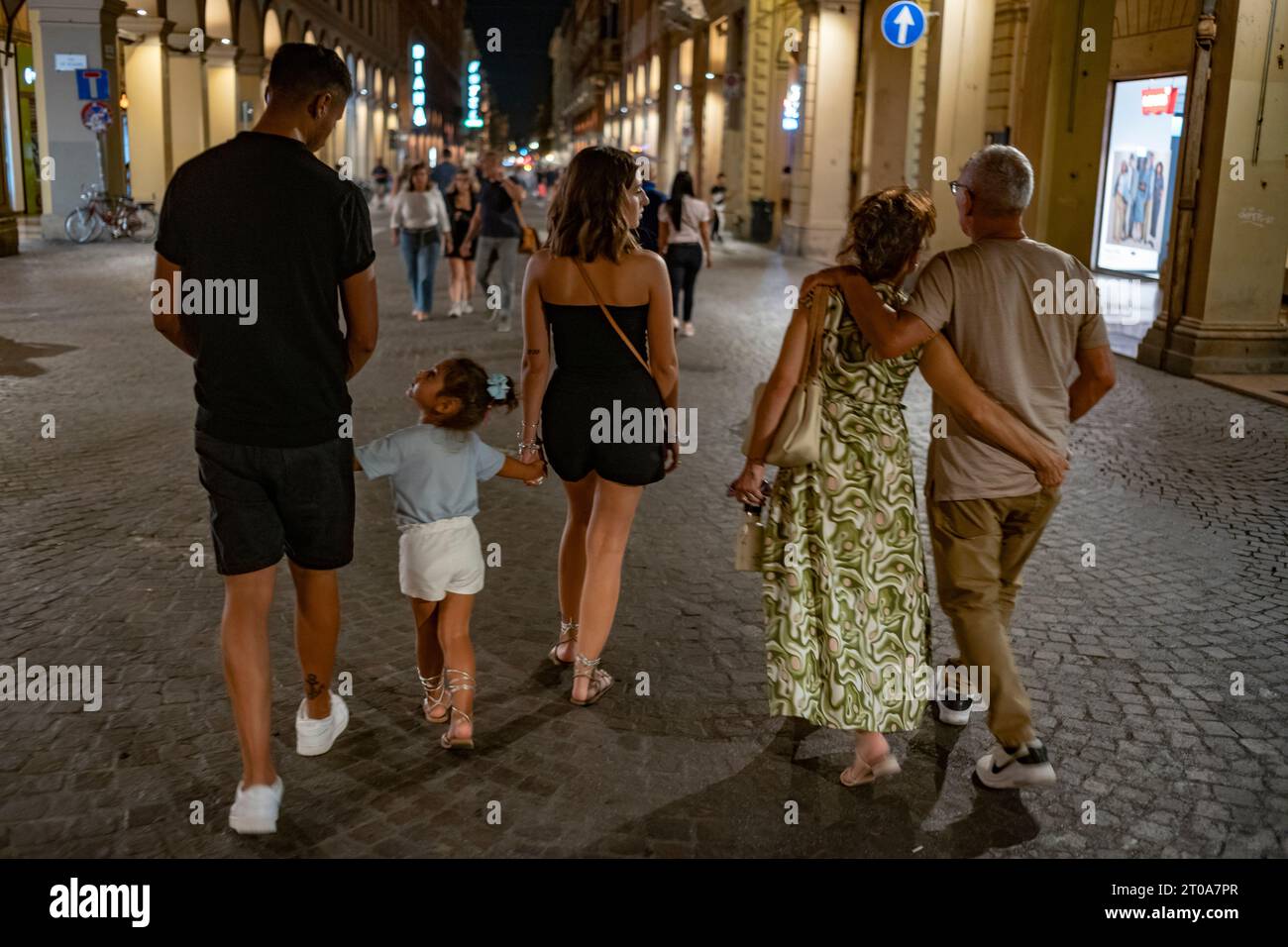 Evening stroll italy hi-res stock photography and images - Alamy