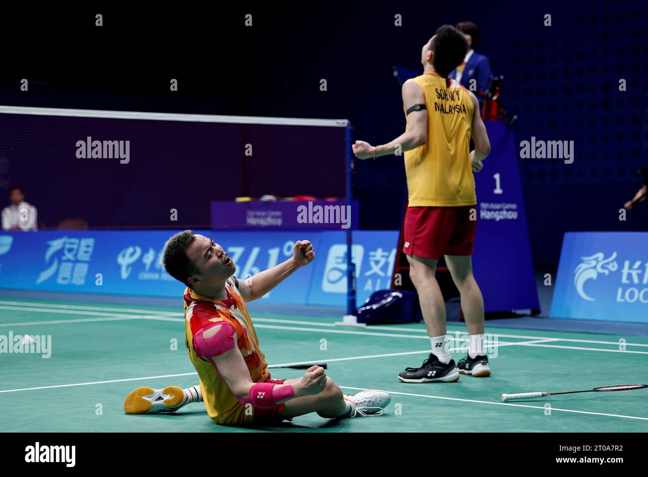 Hangzhou, China's Zhejiang Province. 5th Oct, 2023. Aaron Chia Teng ...