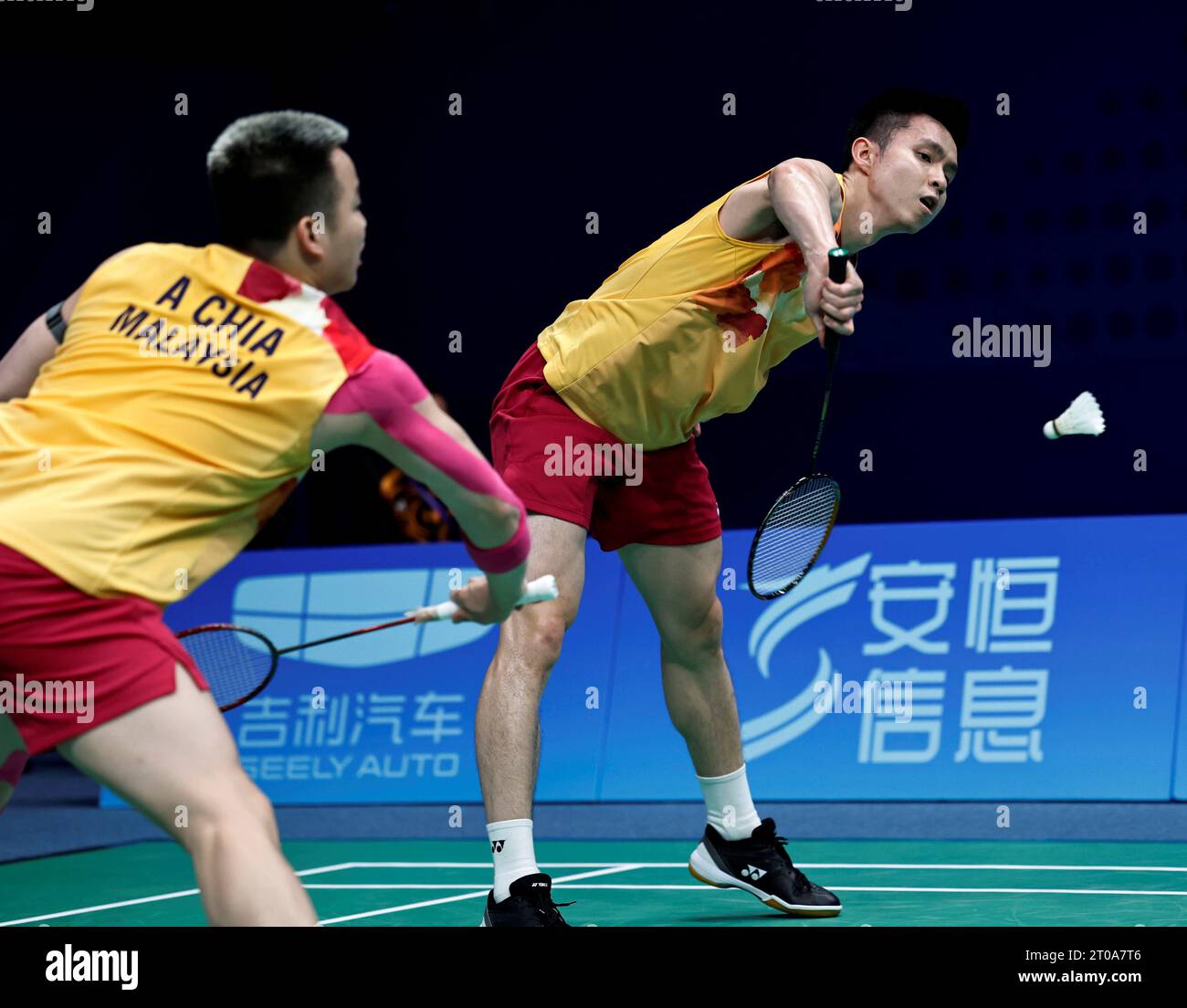 Hangzhou, China's Zhejiang Province. 5th Oct, 2023. Aaron Chia Teng ...