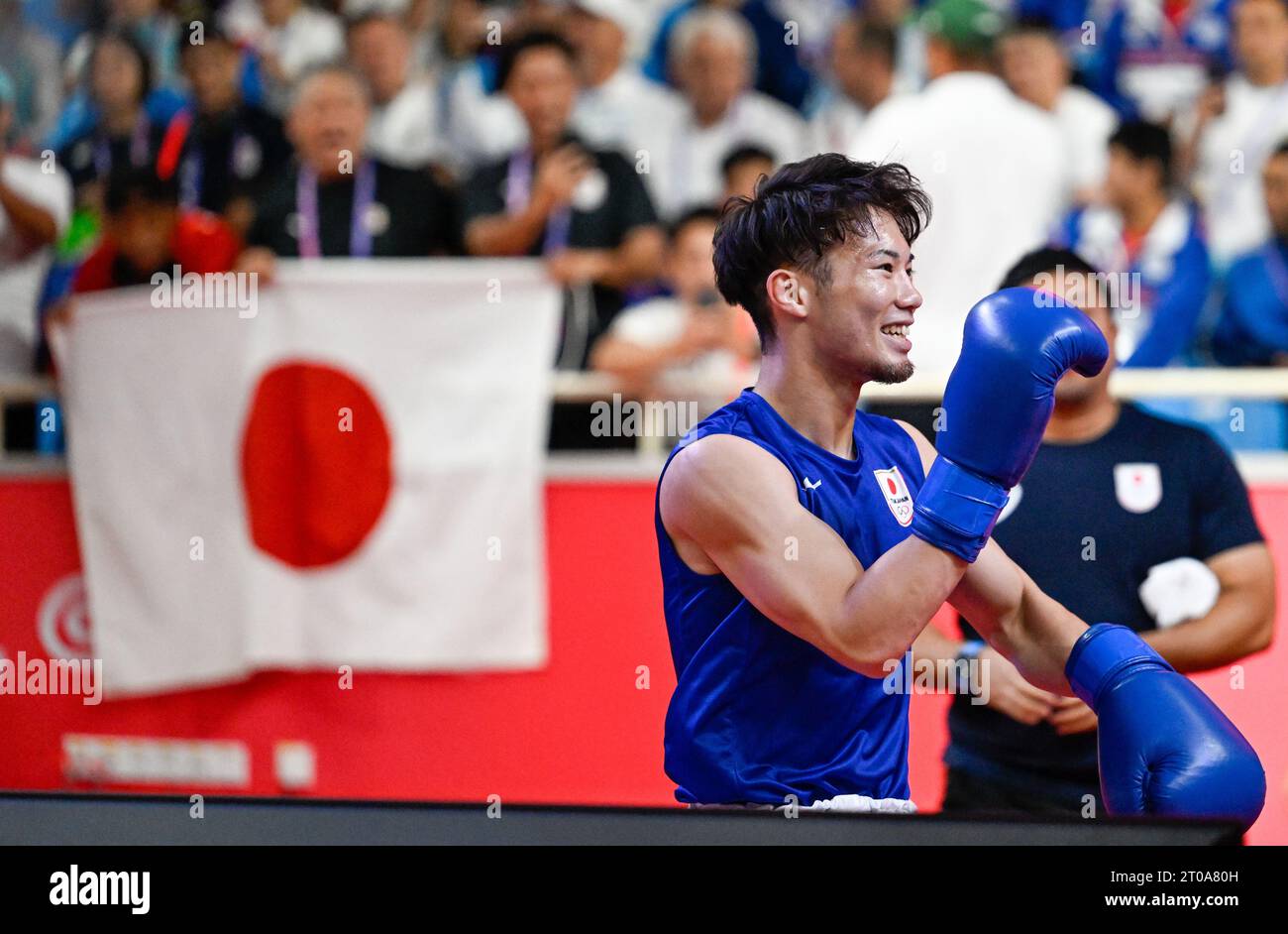 Hangzhou, China's Zhejiang Province. 5th Oct, 2023. Harada Shudai of ...