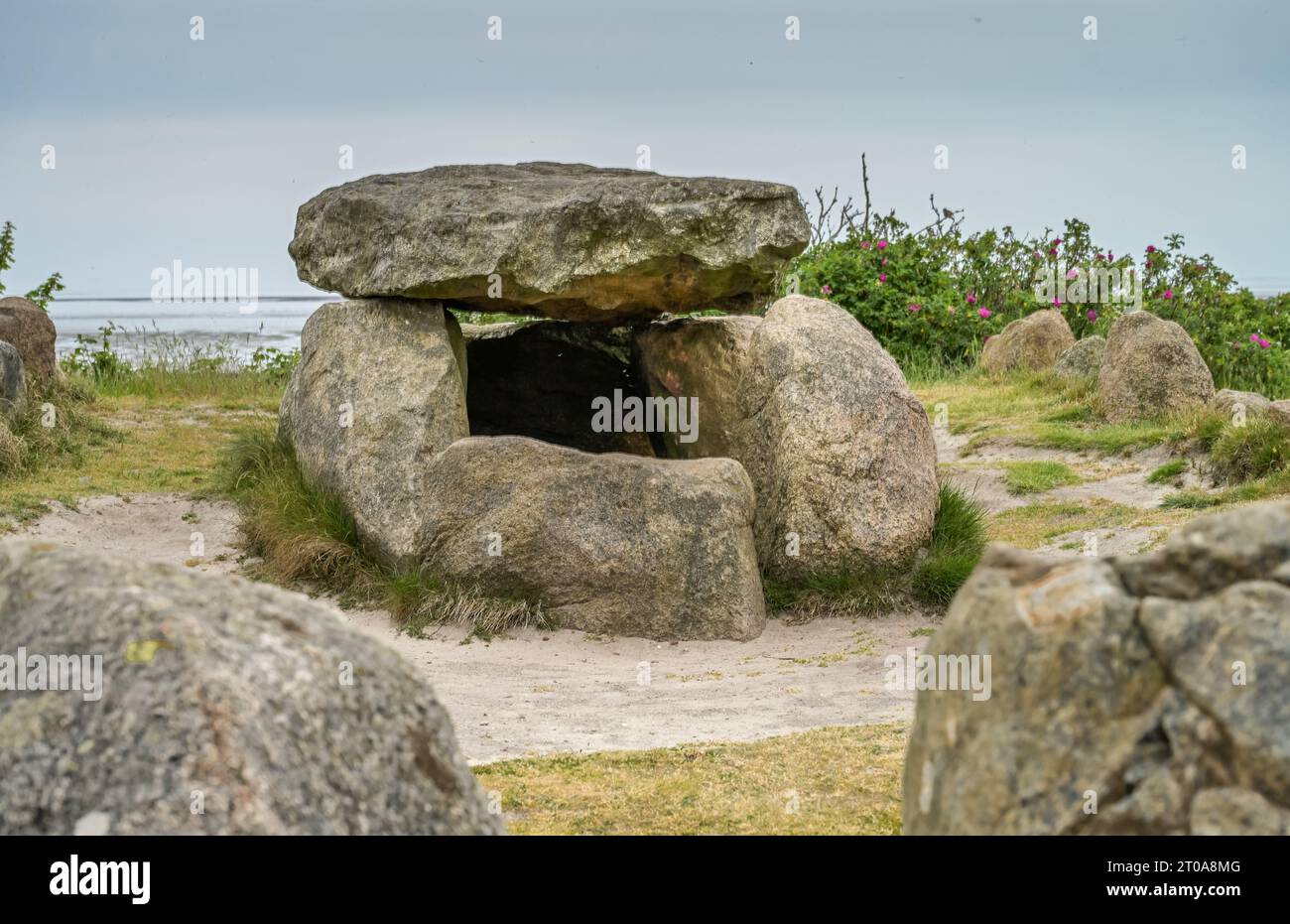 Megalithanlage Steingrab Harhoog, Keitum, Sylt, Schleswig-Holstein ...