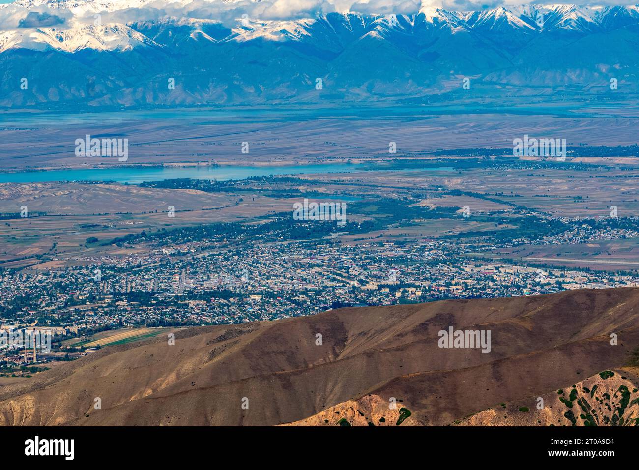Mountains of Karakol , snowy peaks of Karakol ski resort Stock Photo ...