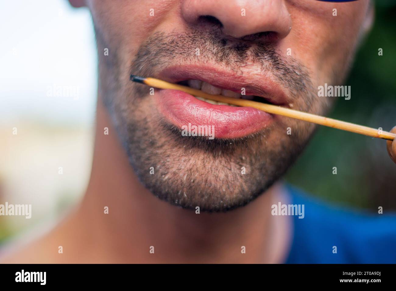 happy mouths eating together on a special group occasion Stock Photo ...