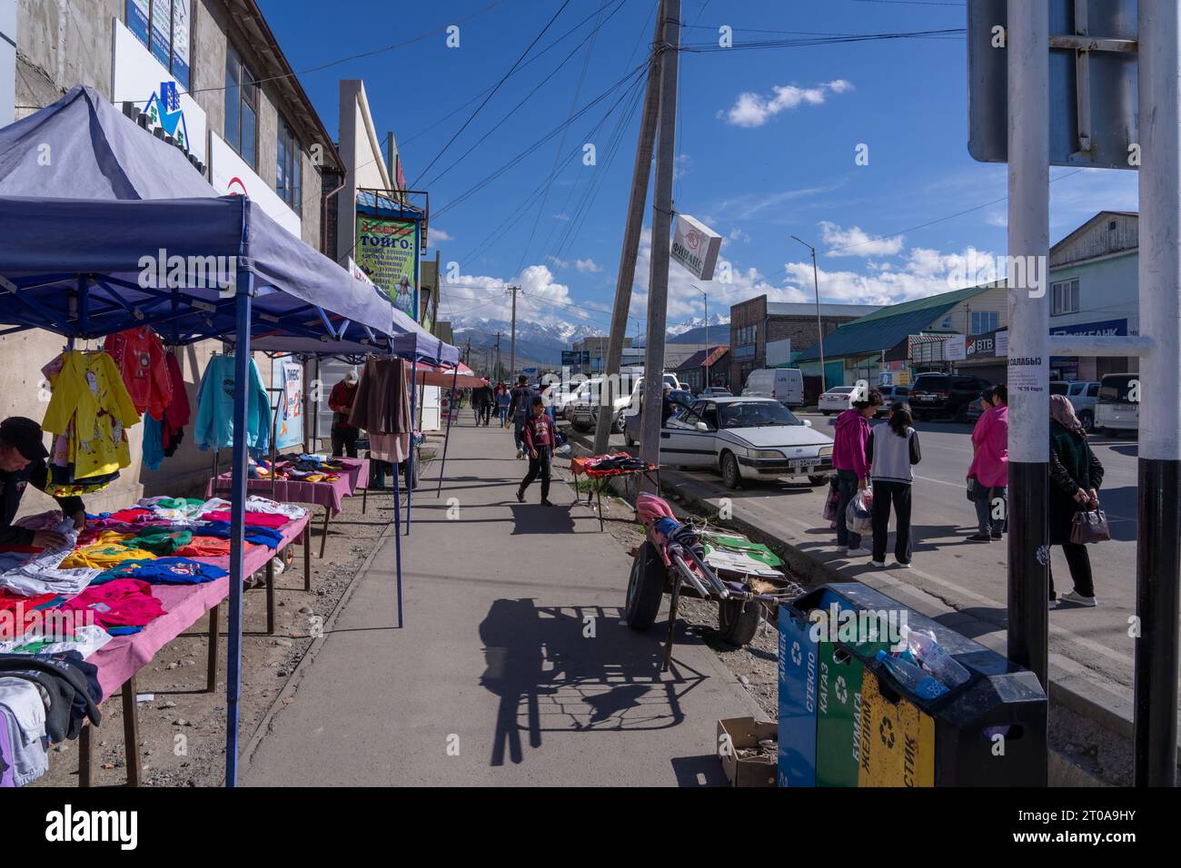 market in Karakol, Kyrgyzstan Stock Photo - Alamy