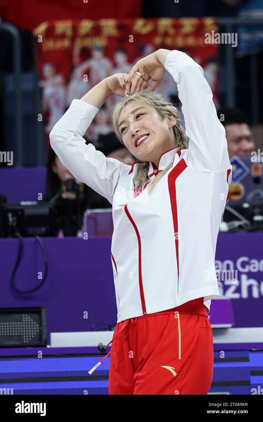 Hangzhou, China's Zhejiang Province. 5th Oct, 2023. Li Meng of China ...