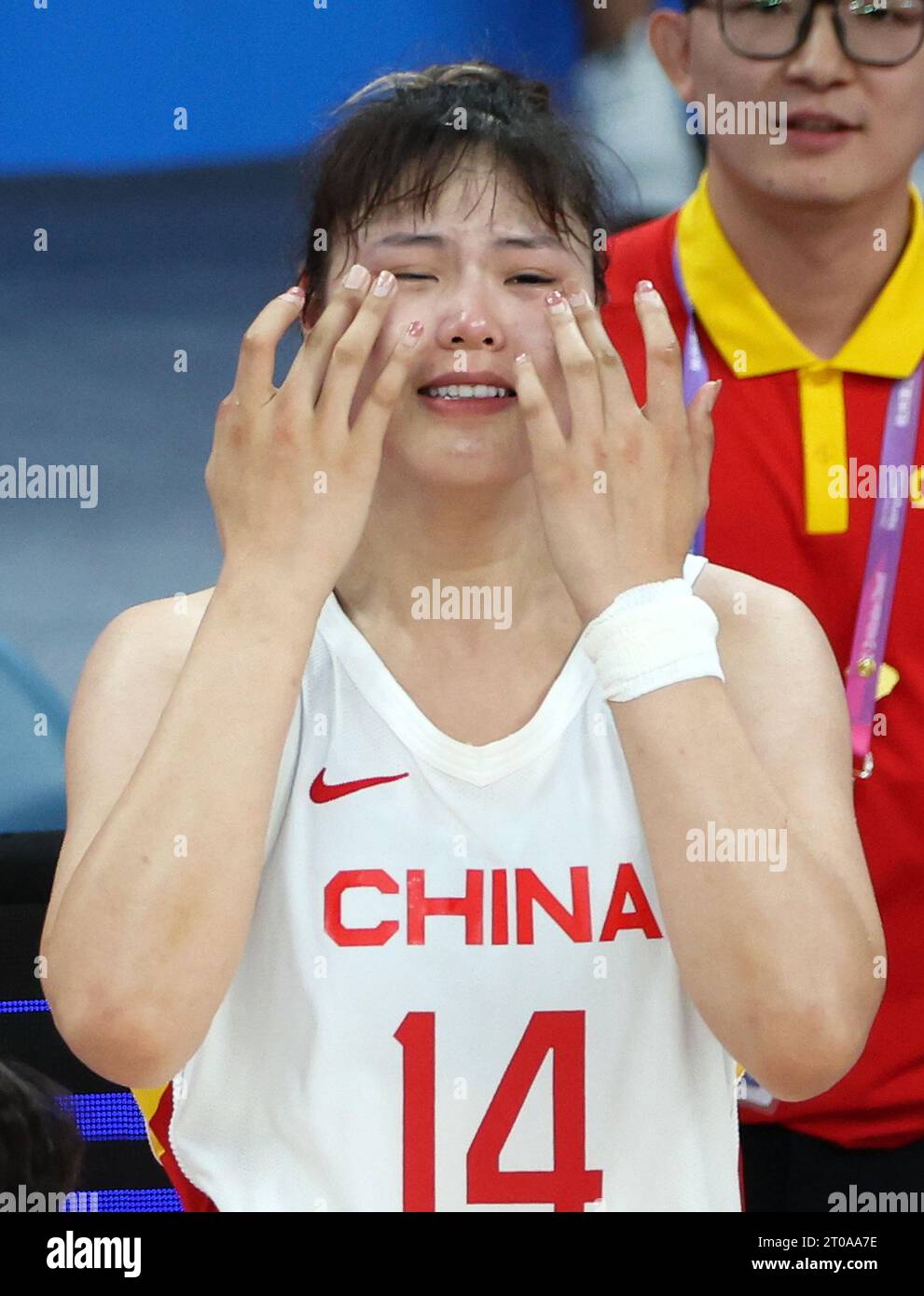 Hangzhou, China's Zhejiang Province. 5th Oct, 2023. Li Yueru of China ...