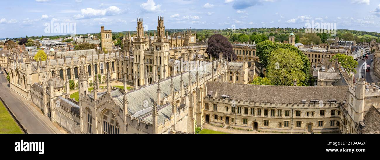 Oxford university campus aerial hi-res stock photography and images - Alamy