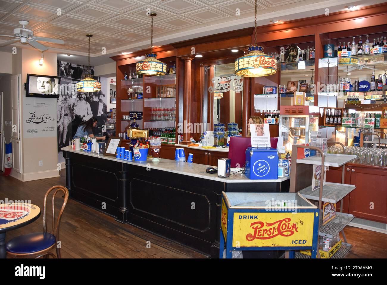 The birthplace of Pepsi Cola located in New Bew Bern, NC Stock Photo ...
