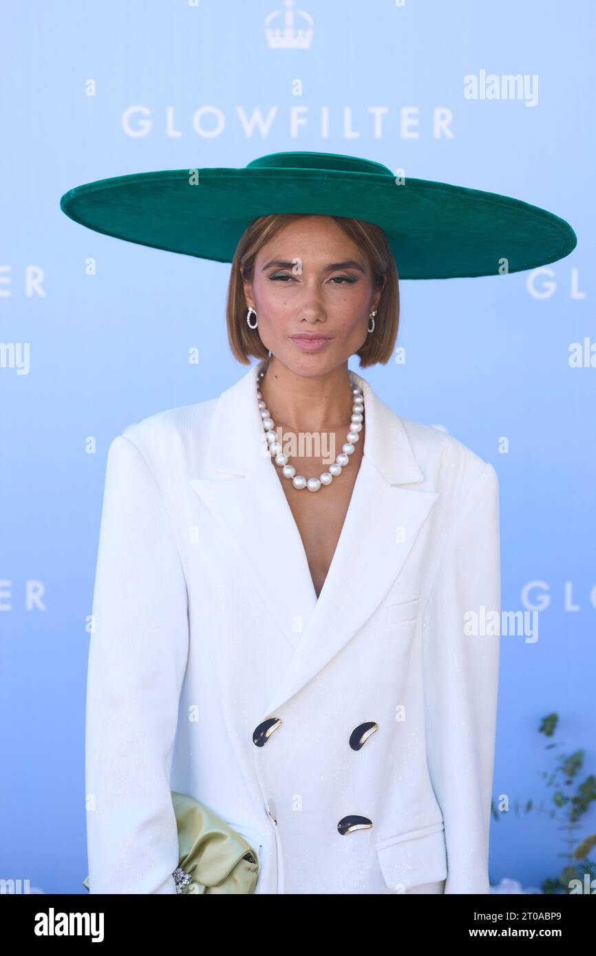 Madrid. Spain. 20231005, Iera Paperligh attends Glowfilter Cosmetics ...