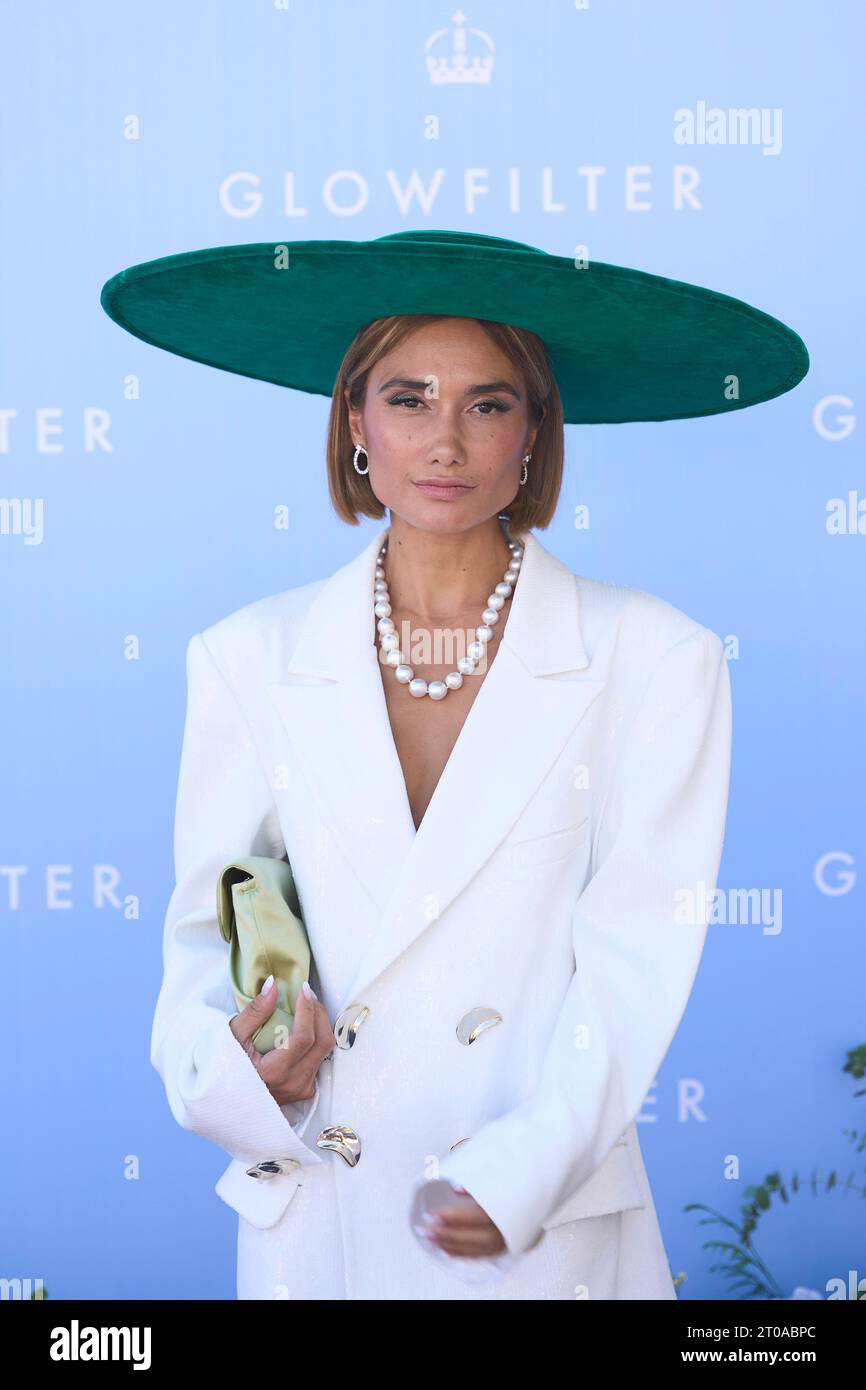 Madrid. Spain. 20231005, Iera Paperligh attends Glowfilter Cosmetics ...