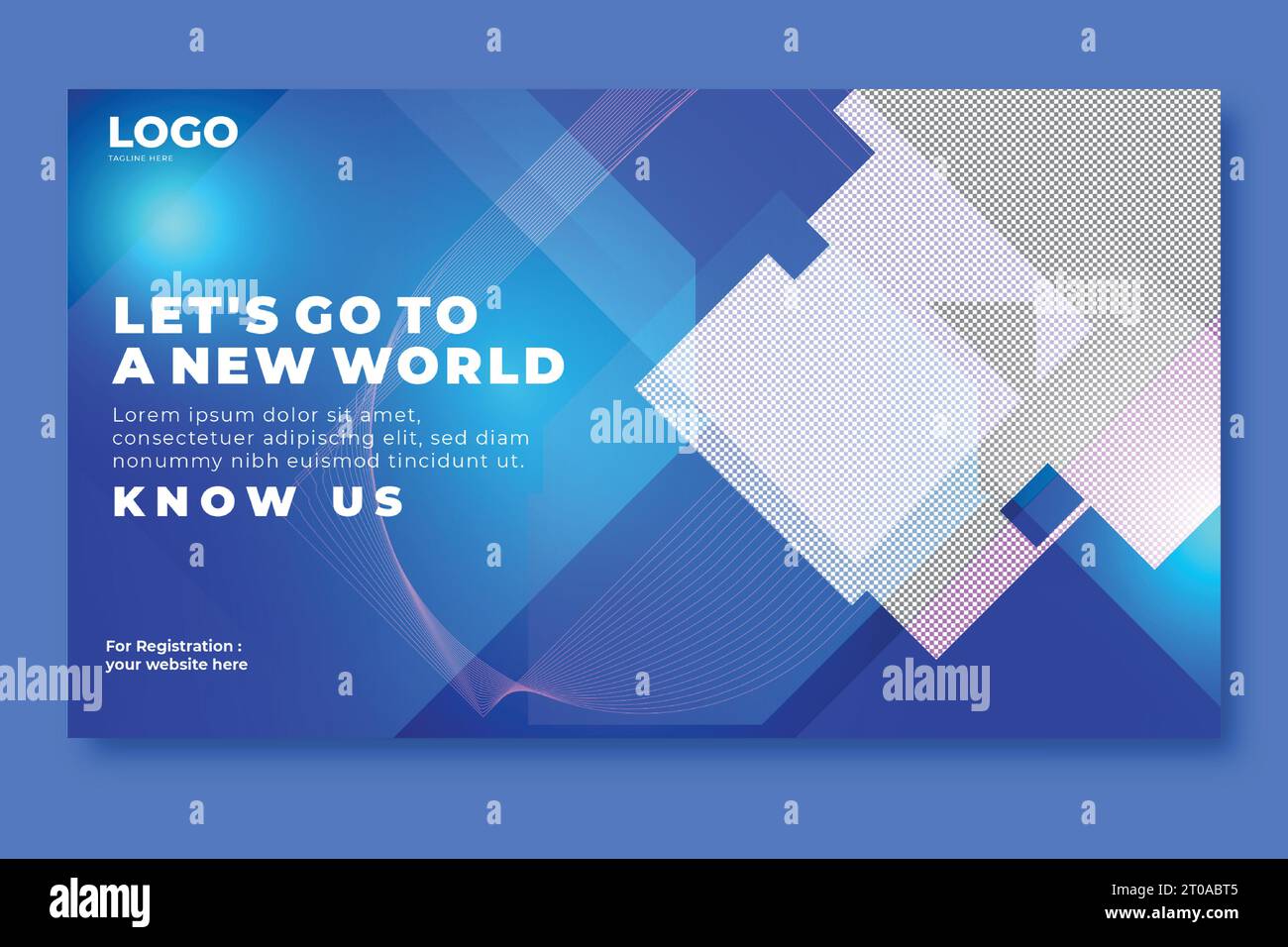 realistic neon futuristic metaverse facebook cover for webinar ...