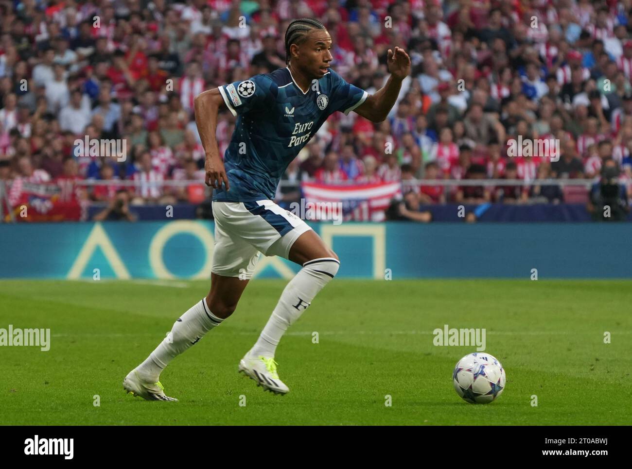 Calvin Stengs of Feyenoord during the UEFA Champions League, Group E ...