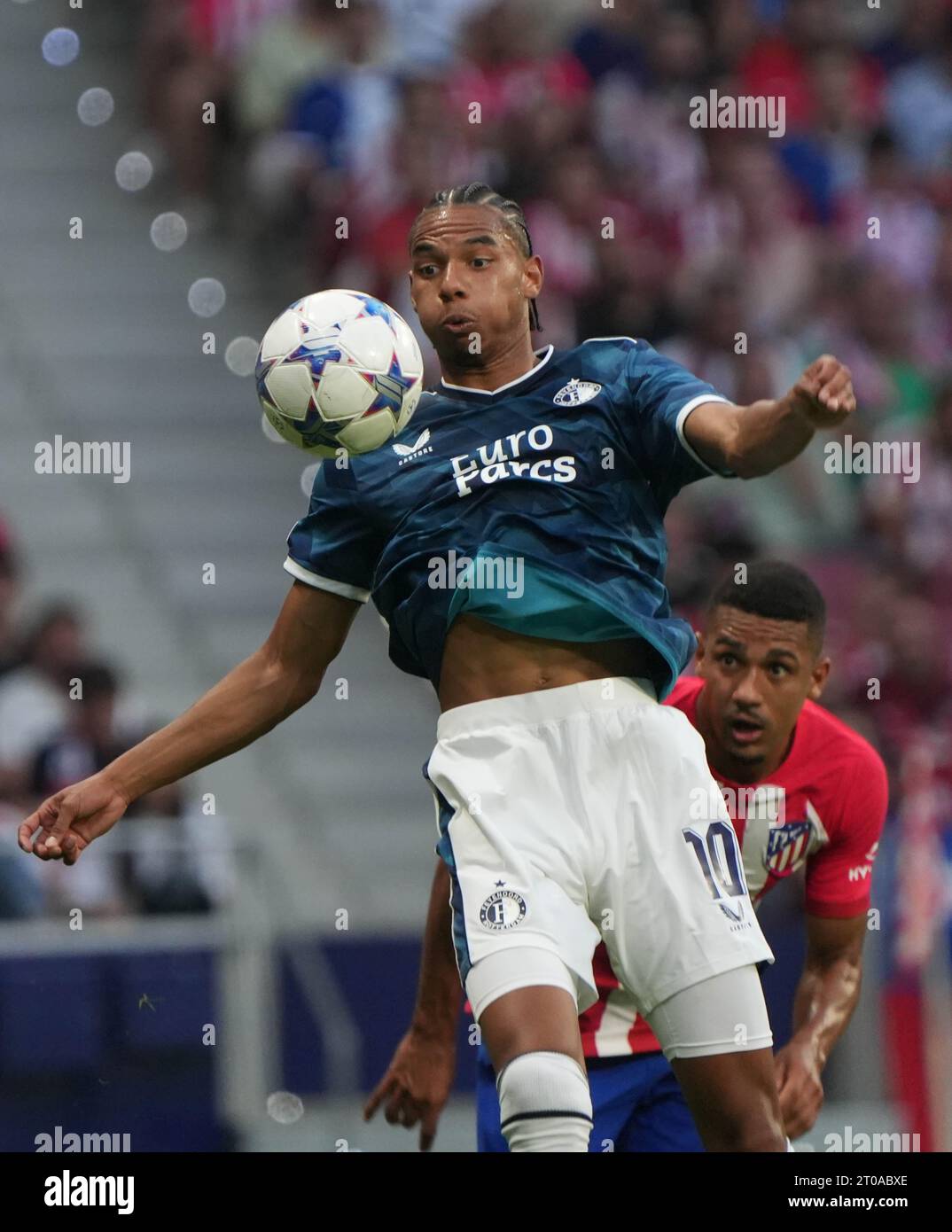 Calvin Stengs of Feyenoord during the UEFA Champions League, Group E ...