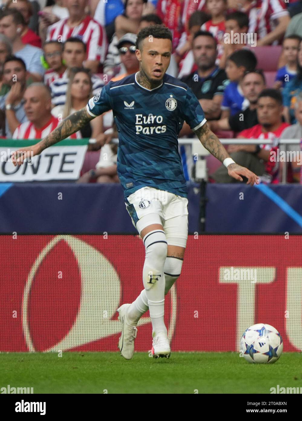 Quilindschy Hartman of Feyenoord during the UEFA Champions League ...
