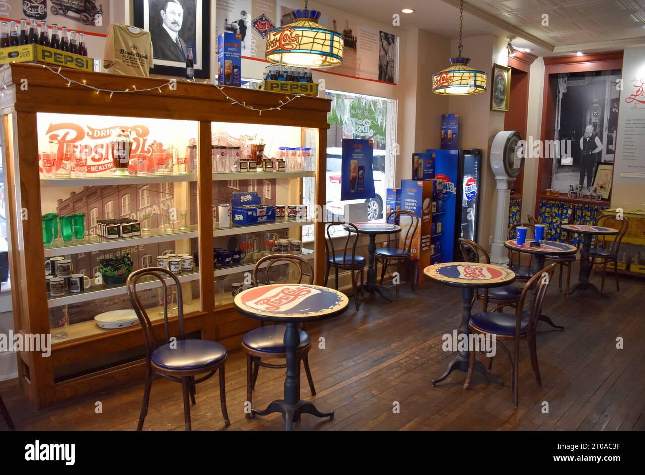 The birthplace of Pepsi Cola located in New Bew Bern, NC Stock Photo ...
