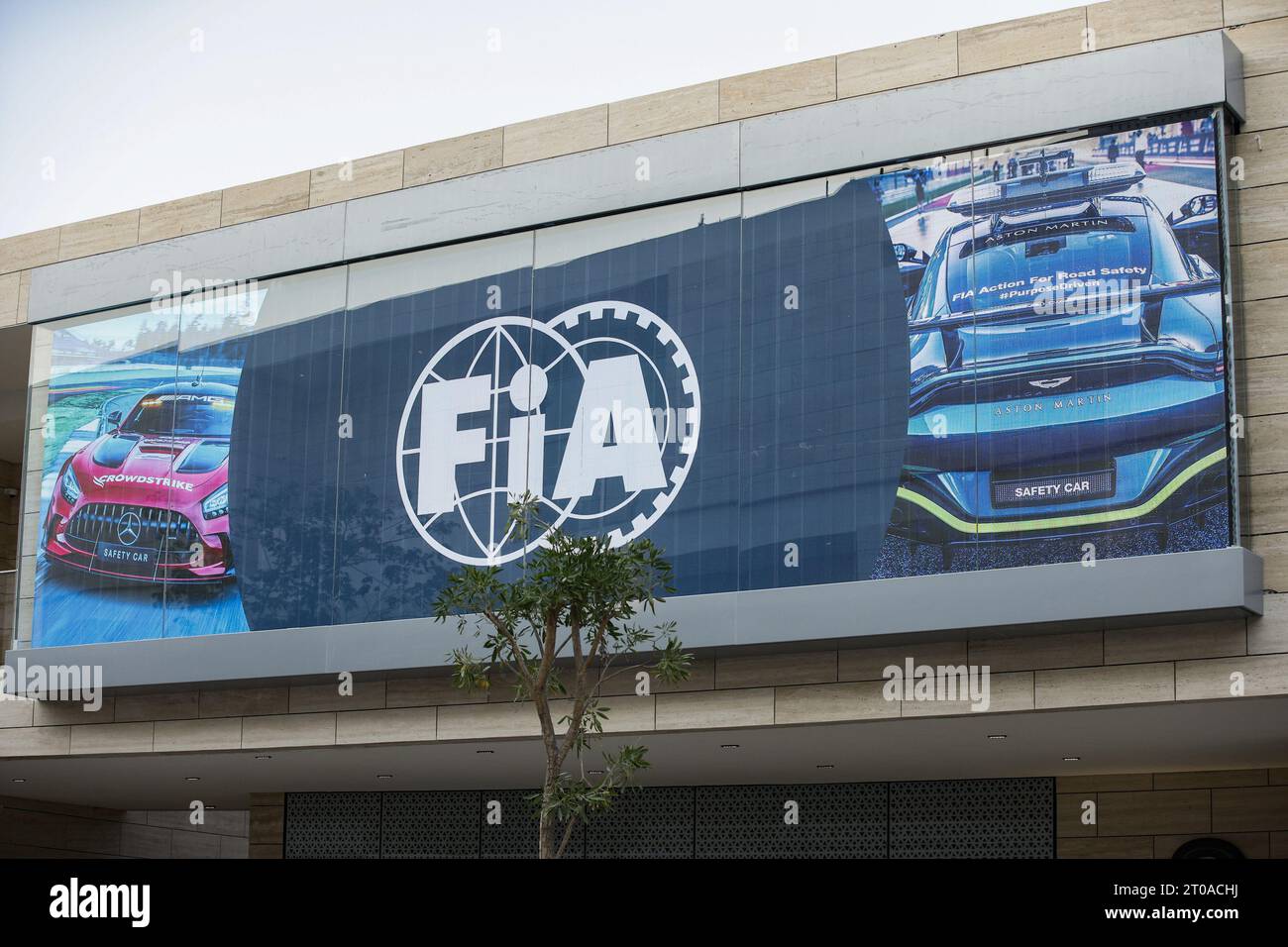 FIA brading during the 2023 Formula 1 Qatar Grand Prix, 17th round of ...