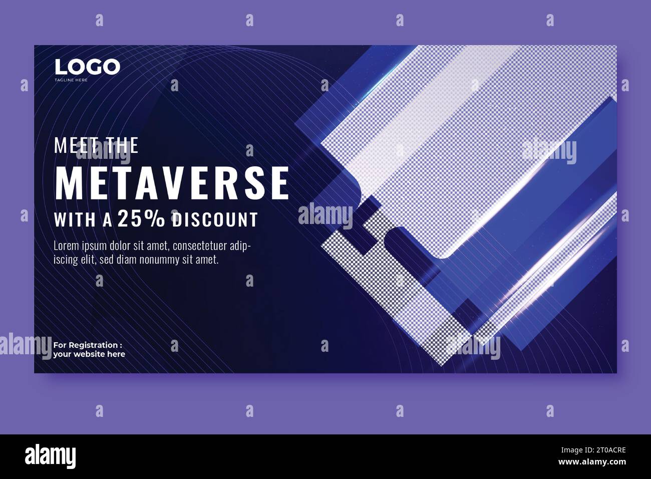 innovative futuristic technology augmented reality banner design ...