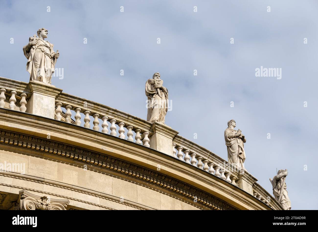statues in budapest Stock Photo - Alamy