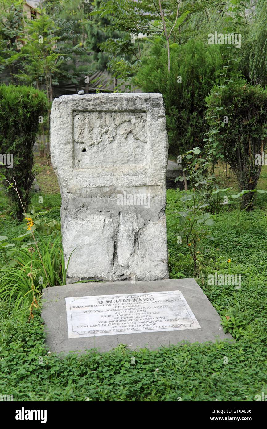 Grave of George Whitaker Hayward in Pakistan Stock Photo - Alamy