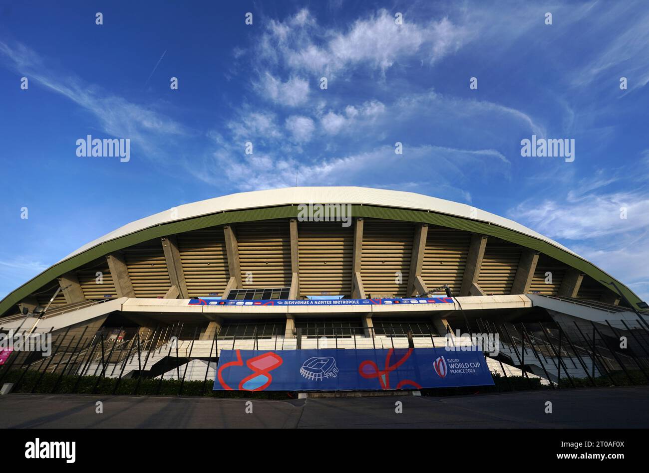 A general view of the Stade de la Beaujoire in Nantes, France. Picture ...