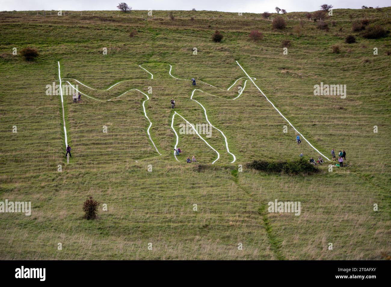 The long man is 235 feet 72 m tall hi-res stock photography and images ...