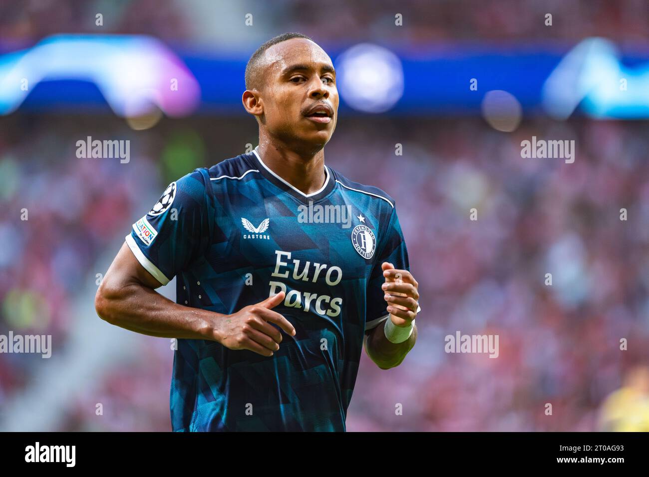 Madrid, Spain. 04th Oct, 2023. Igor Paixao (Feyenoord) seen in action ...