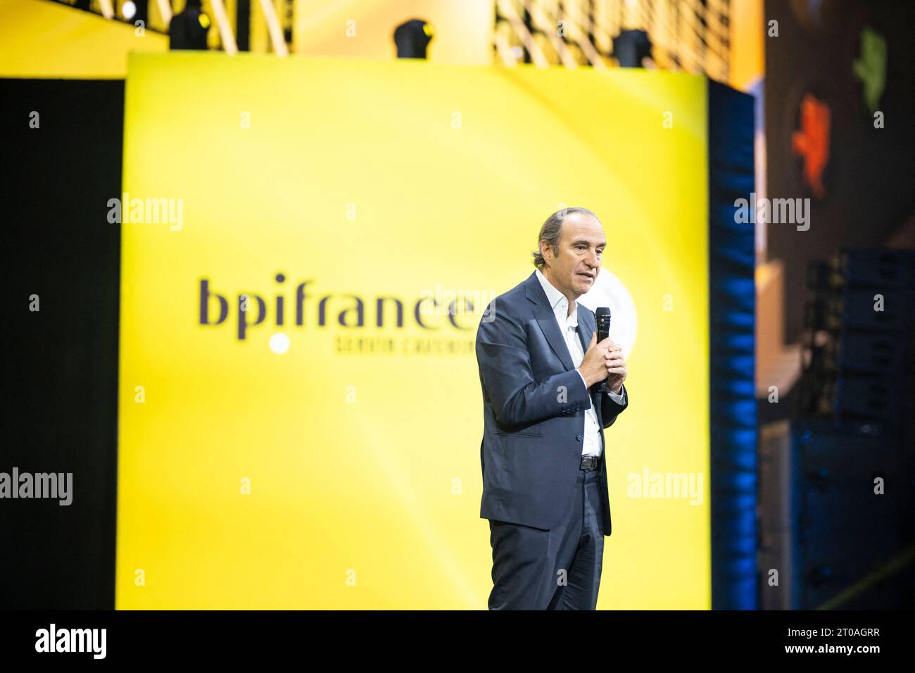 Paris, France. 05th Oct, 2023. Xavier Niel during the Bpifrance Inno ...