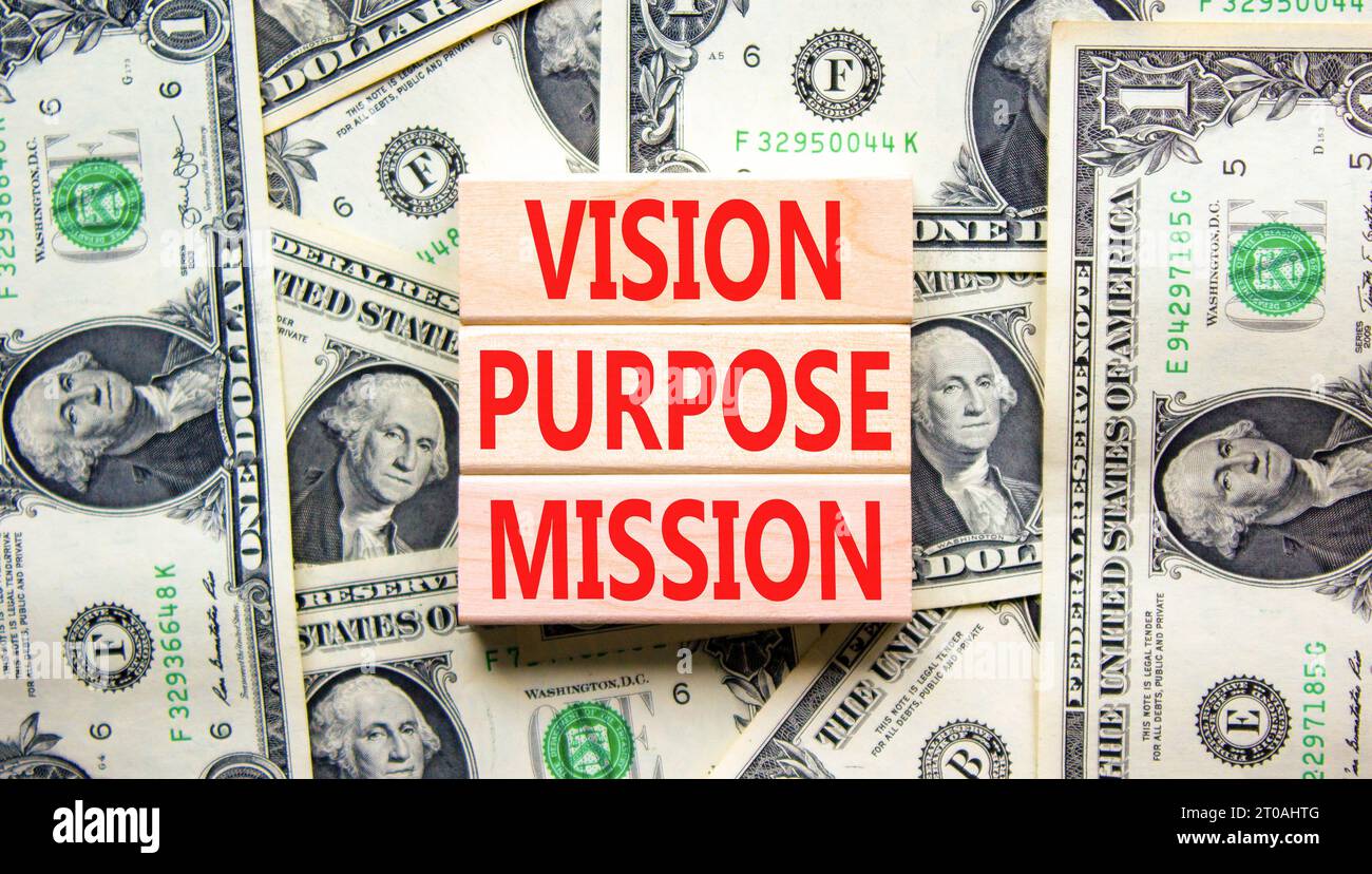 Vision purpose mission symbol. Concept word Vision Purpose Mission on ...