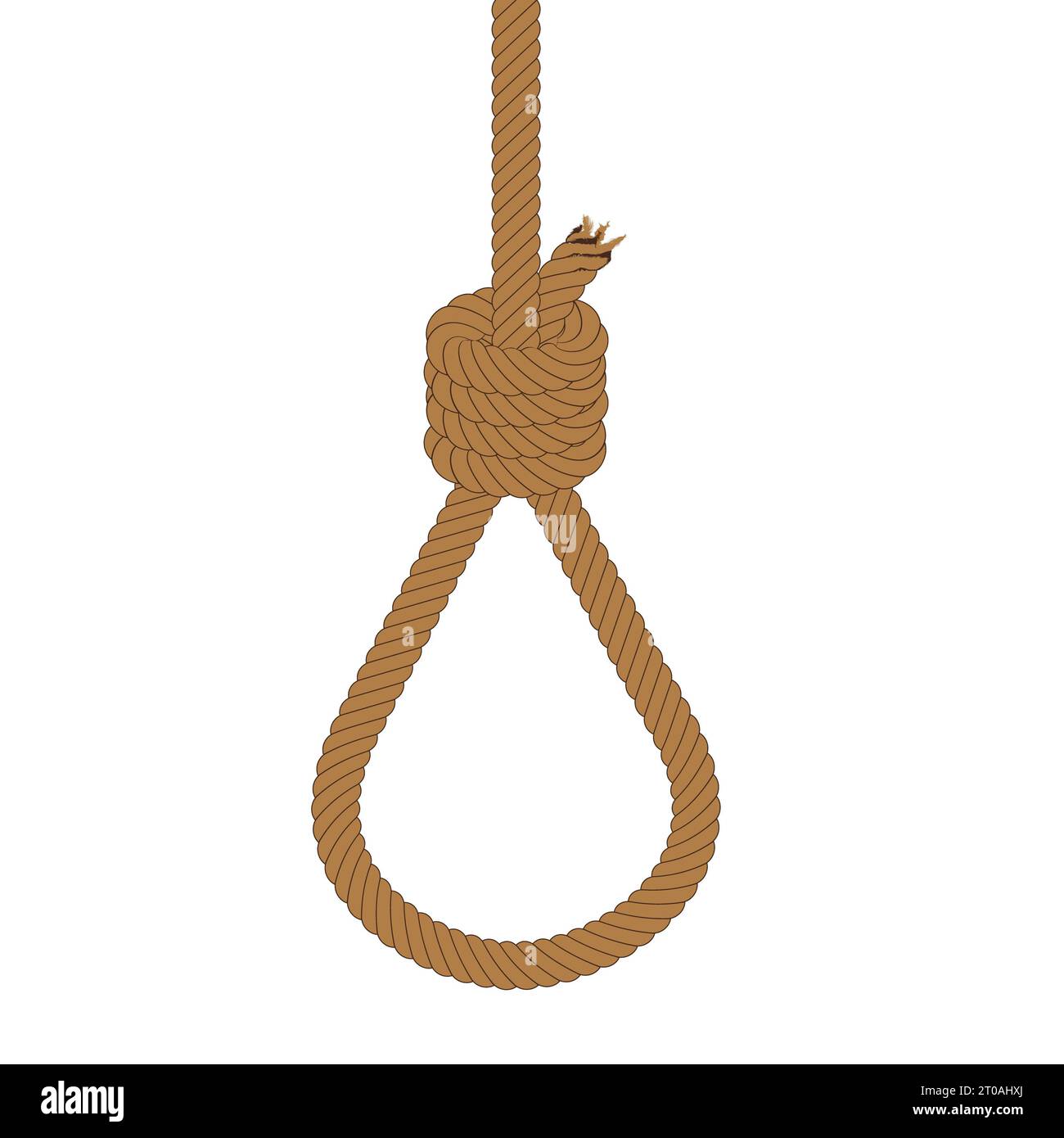 Hangman rope illustration hi-res stock photography and images - Alamy
