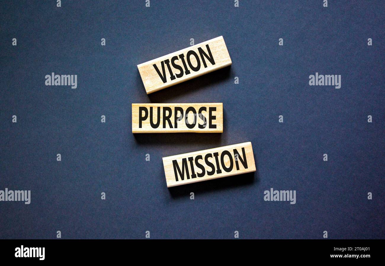 Vision purpose mission symbol. Concept word Vision Purpose Mission on ...