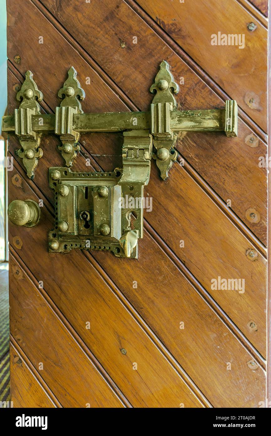 01 23 2013 Vintage Traditional Door Lock at St Mary's Metropolitan ...