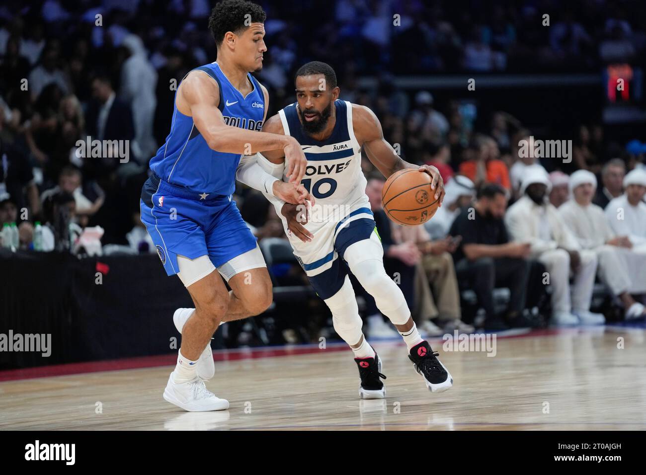 Josh Minott of Minnesota Timberwolves guards Tim Hardaway Jr. of the ...