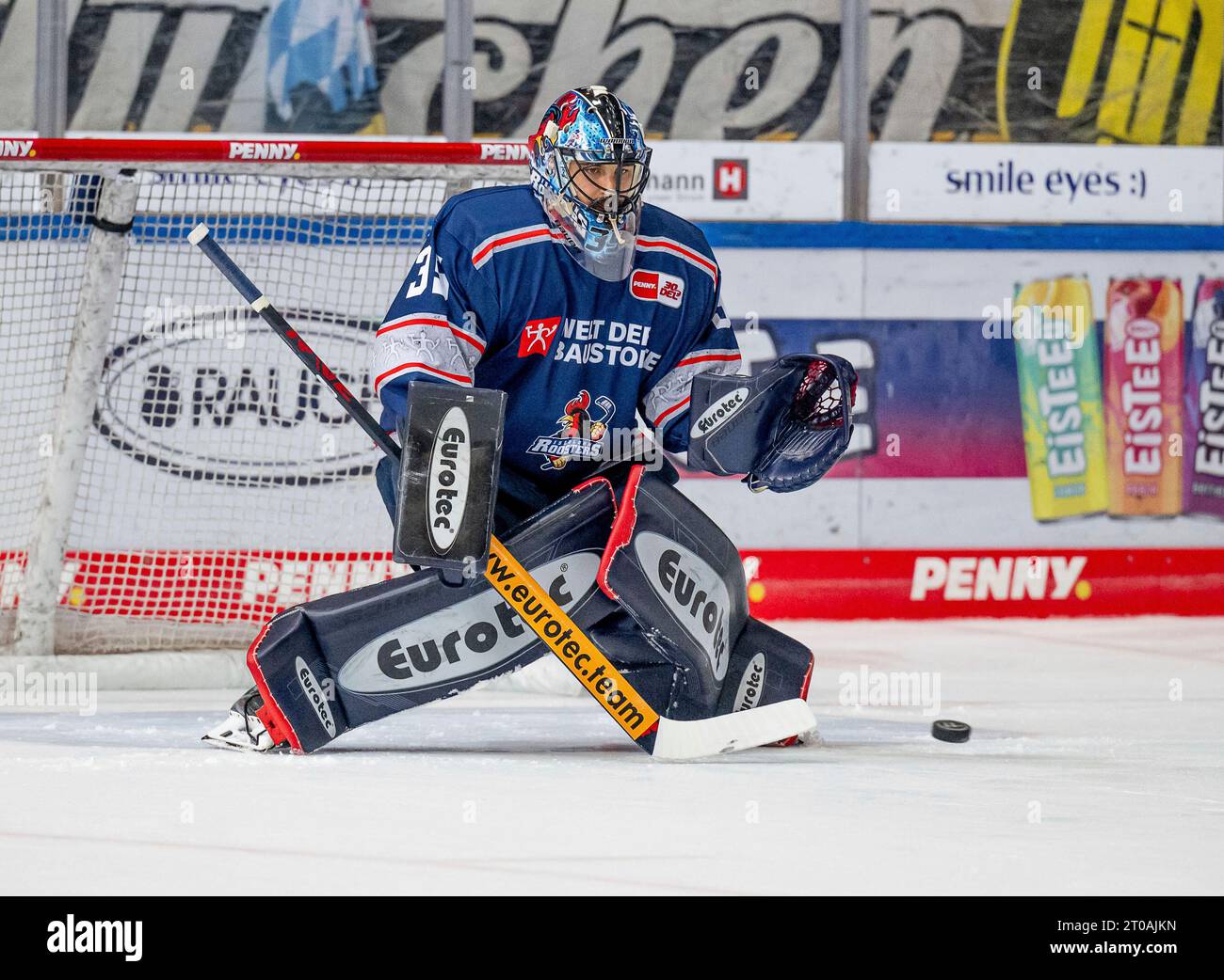 Muenchen, Deutschland. 05th Oct, 2023. Kevin Reich (Torwart, Iserlohn ...