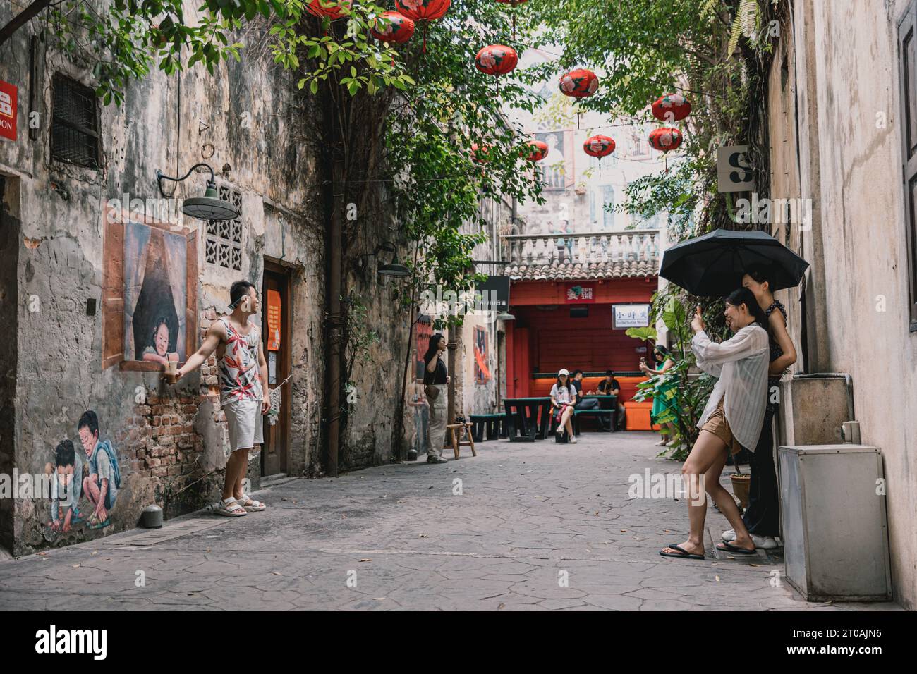Kwai chai hong murals hi-res stock photography and images - Alamy