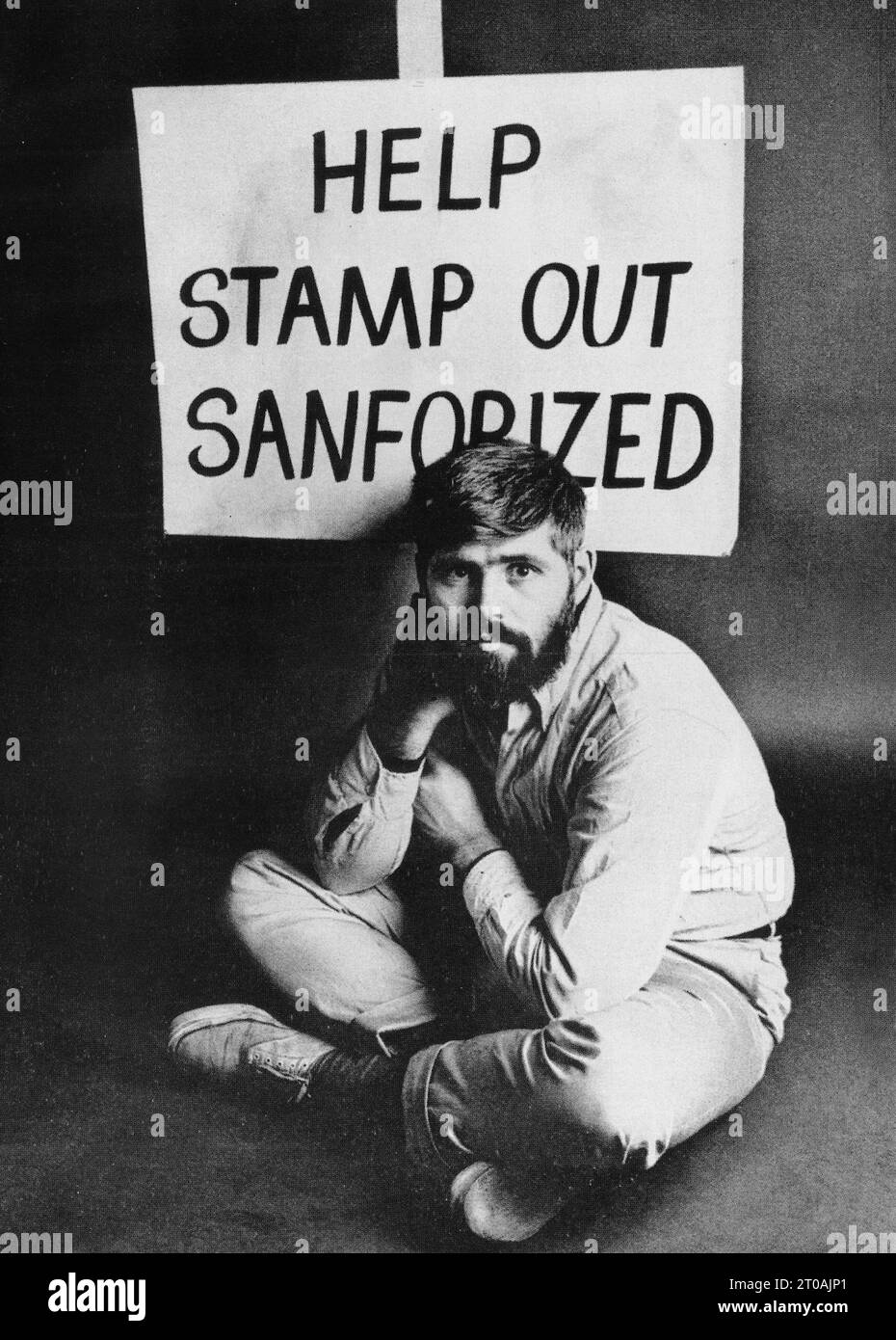 Sanforized ad, 1963 Stock Photo - Alamy