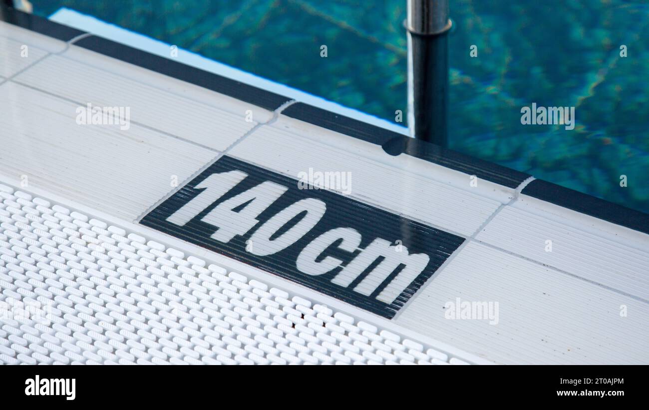 Safety pool depth hi-res stock photography and images - Alamy