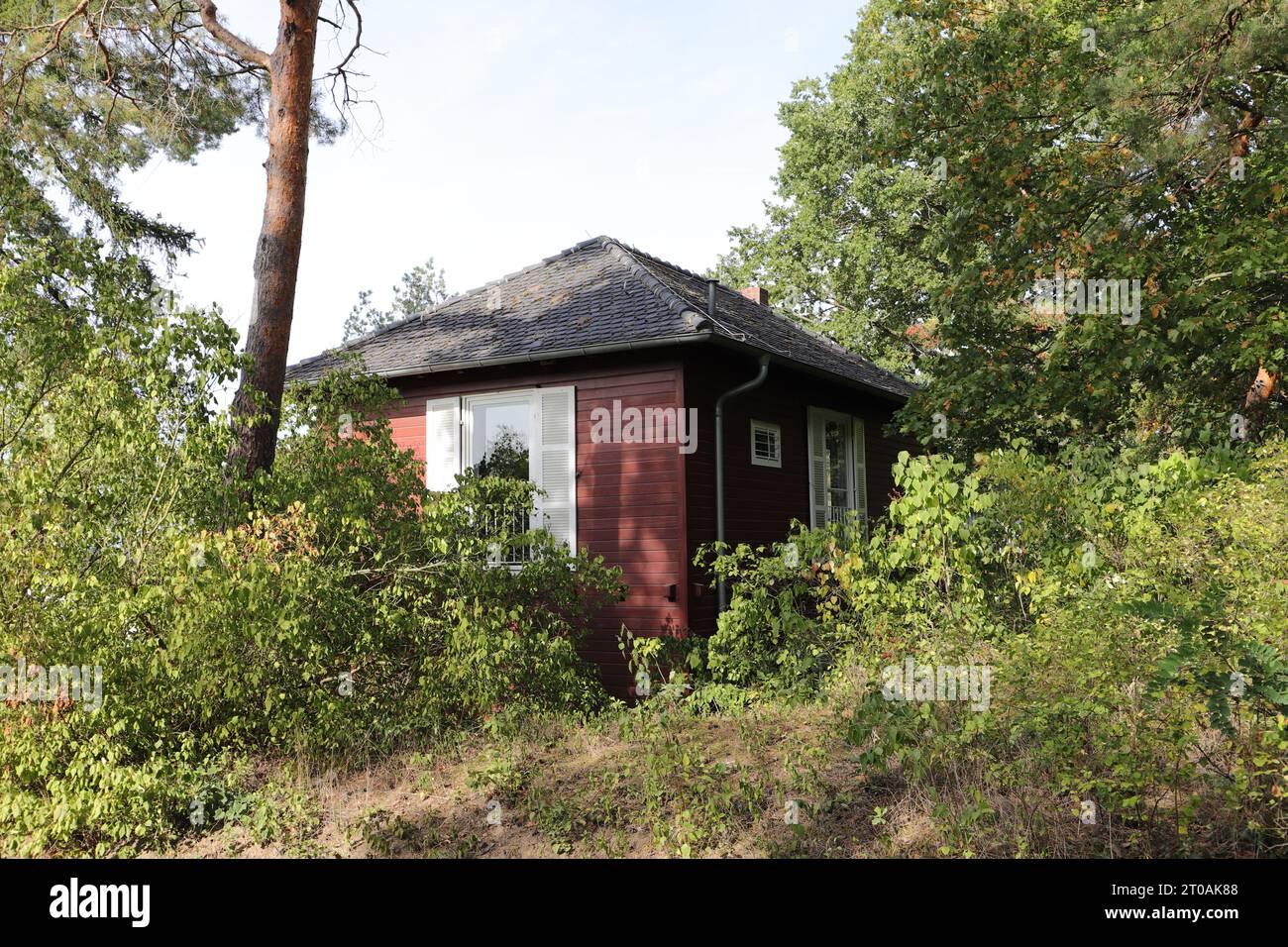Albert Einstein House in Caputh, Potsdam, Brandenburg, Germany, October ...