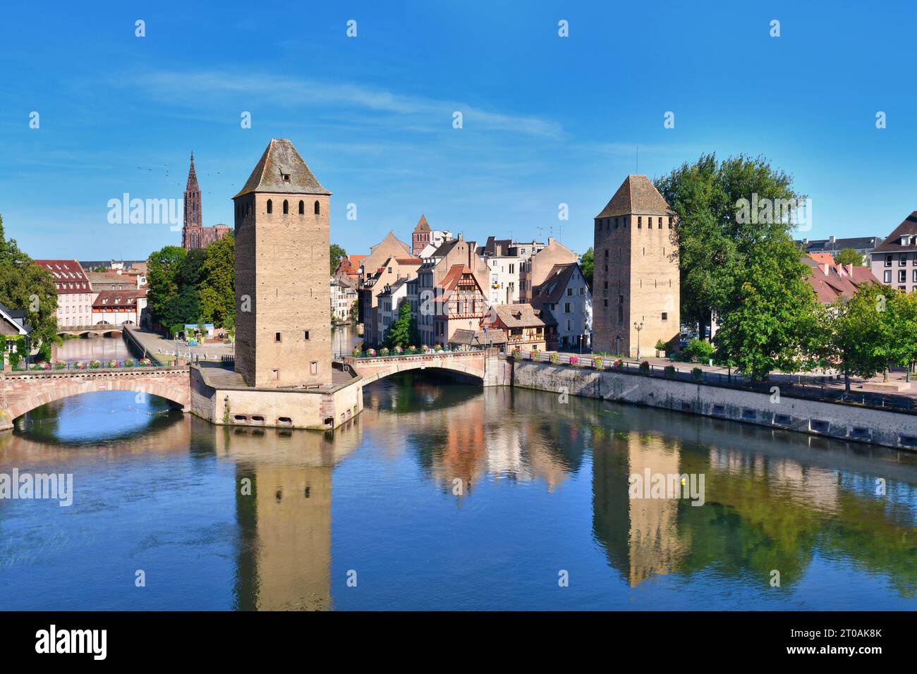 Strasbourg, France: Historical tower of 'Ponts Couvert' bridge as part ...