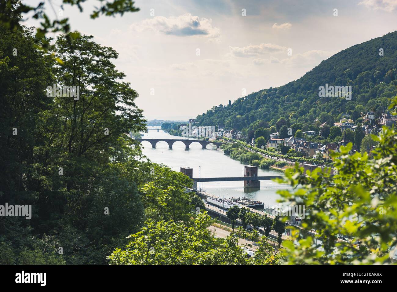 Captivating Heidelberg: A Picturesque View of the Neckar River, Old ...