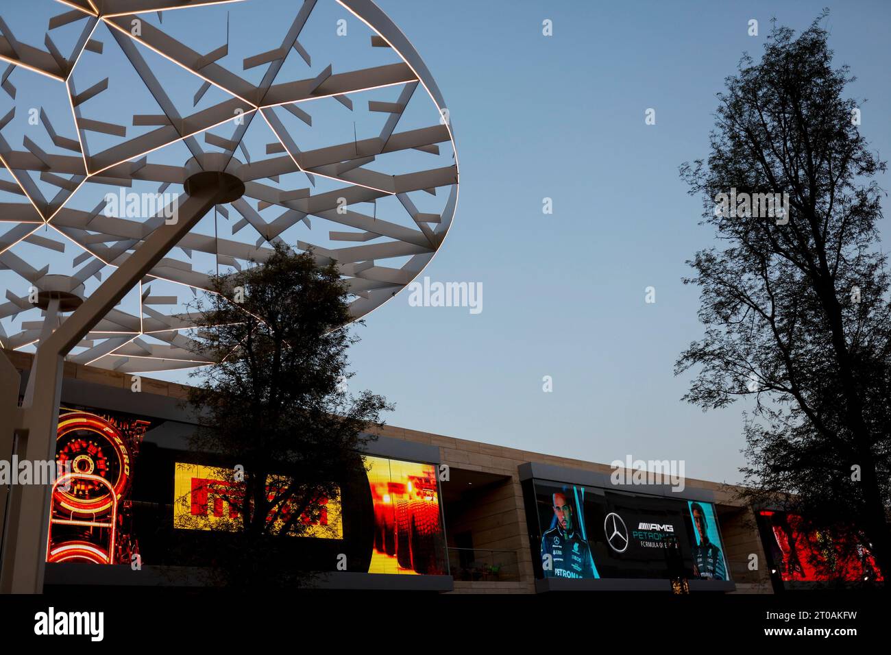 Qatar, Qatar. 05th Oct, 2023. Lusail paddock atmosphere during the 2023 ...