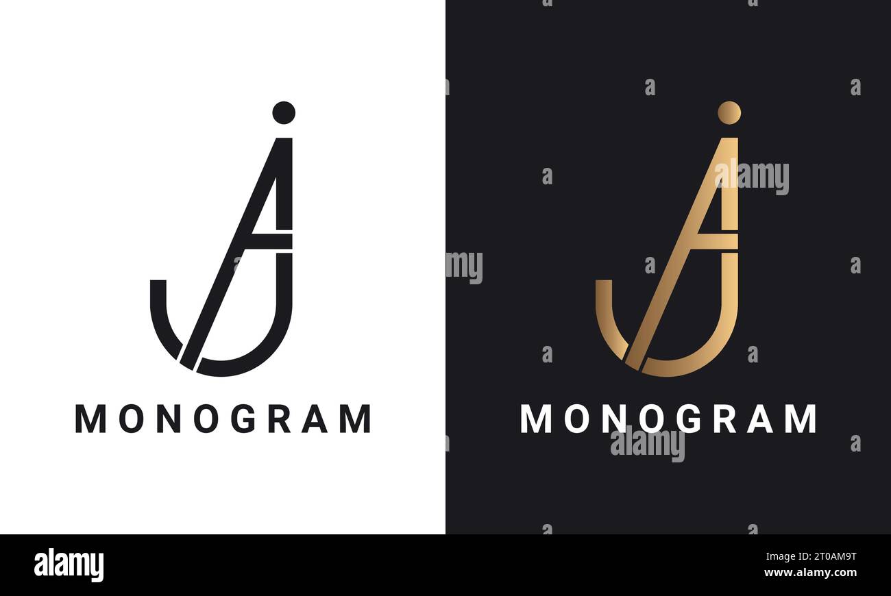 Initial ja logo Stock Vector Images - Alamy