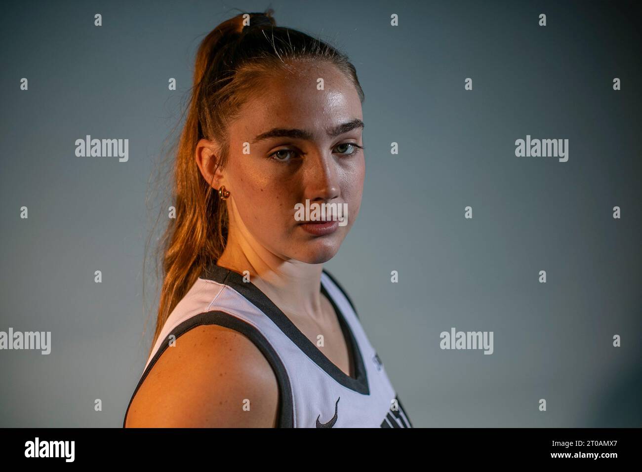 Iowa Hawkeyes forward AJ Ediger (34) poses for a portrait during the ...
