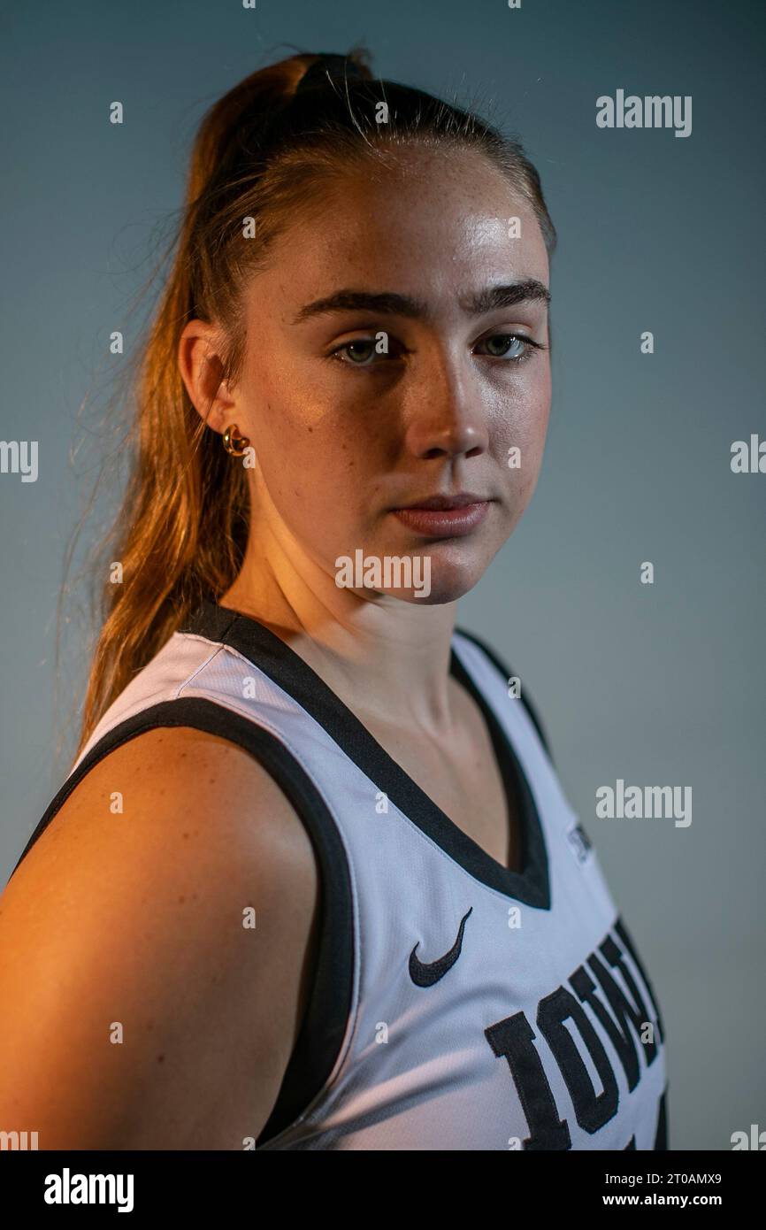 Iowa Hawkeyes forward AJ Ediger (34) poses for a portrait during the ...