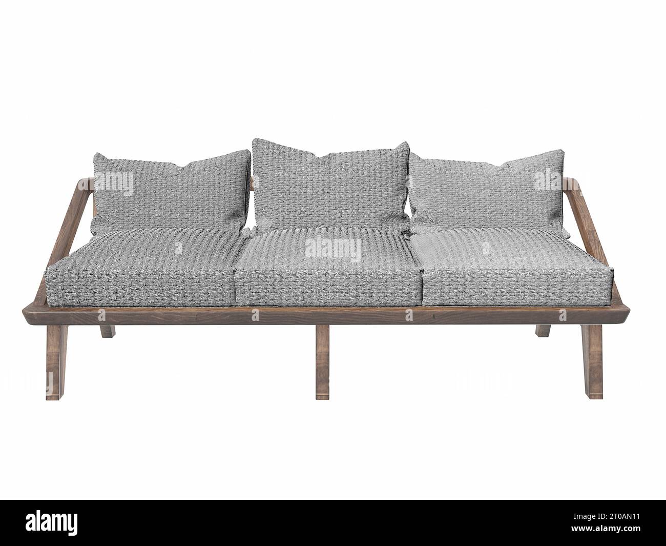 3d rendering wood modern Cut Out Stock Images & Pictures - Alamy