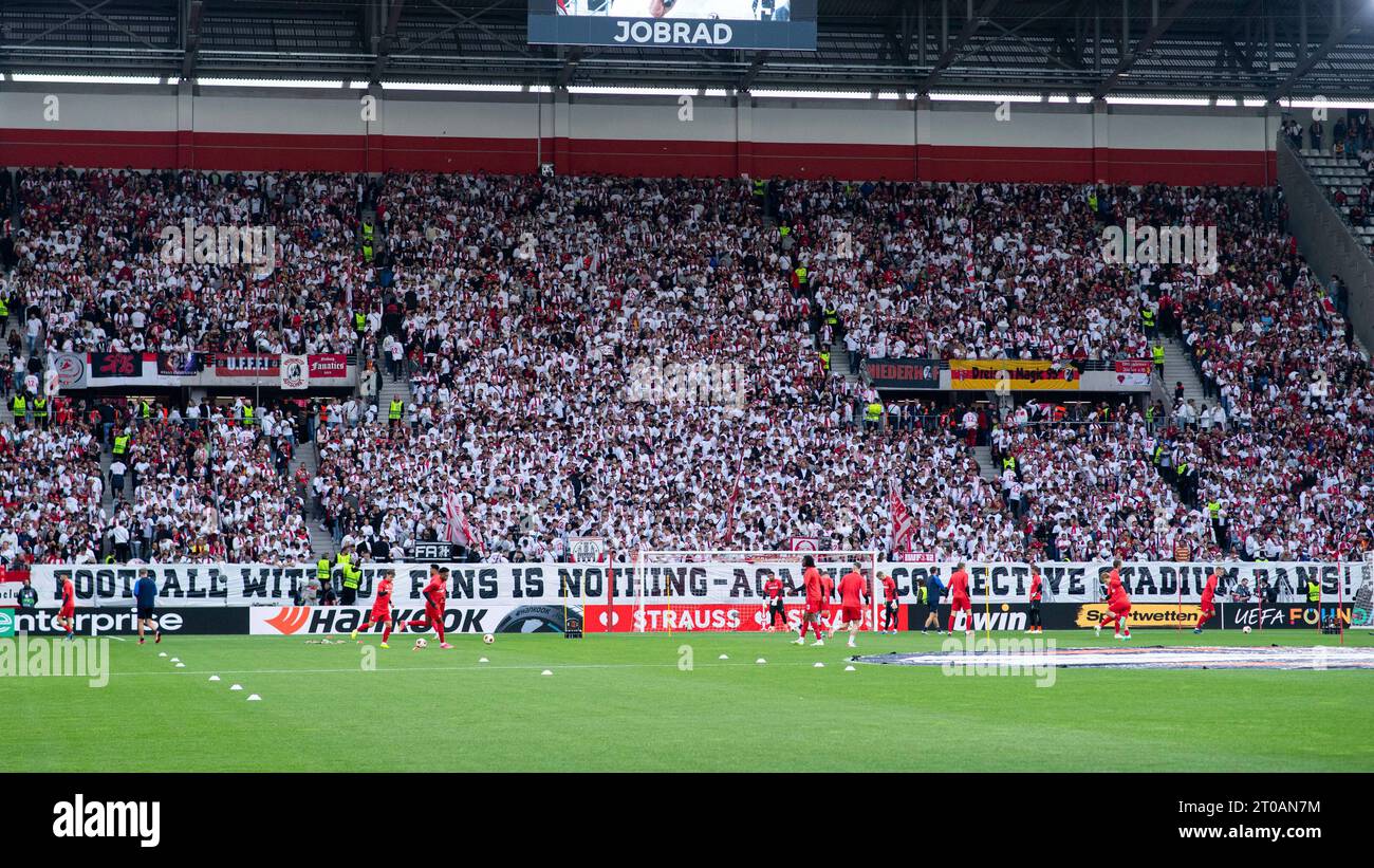 Banner Football without Fans is nothing - against collective Stadium ...