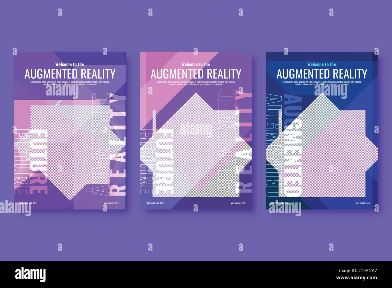 unique horizontal vertical modern introduction of future augmented ...