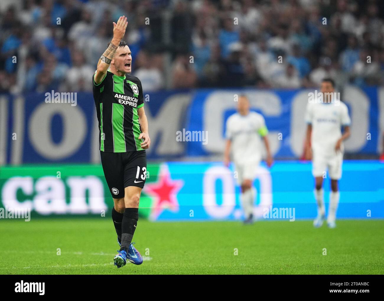 Marseille, Marseille. 05th Oct, 2023. Pascal Grob of Brighton Hove ...